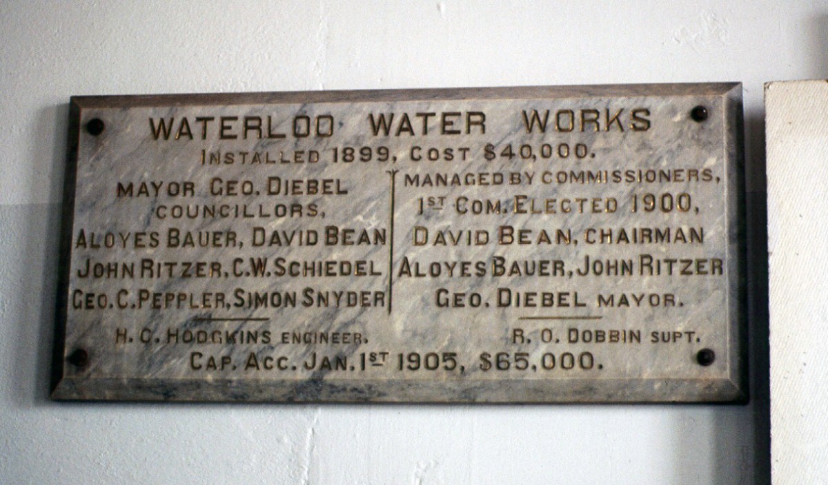 A look back in time – Waterloo’s first drinking water system – I am ...